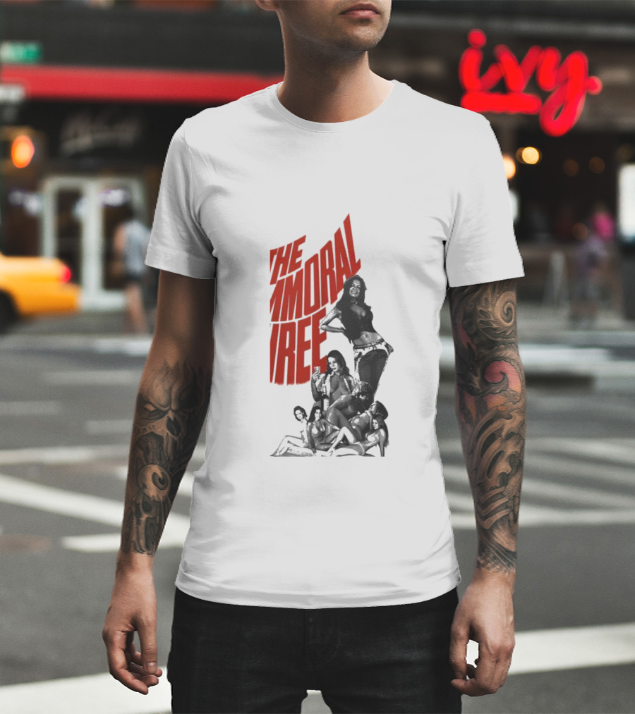 The Immoral Three Movie Art Pinup T-Shirt
