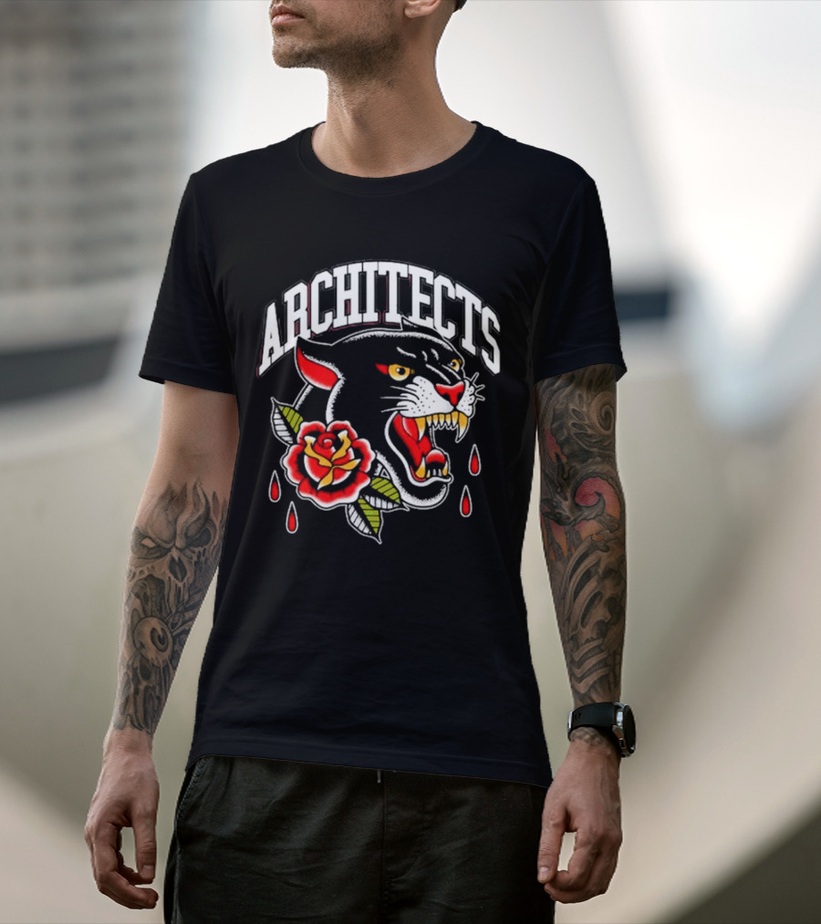 ARCHITECTS Panther Tattoo Black T-Shirt