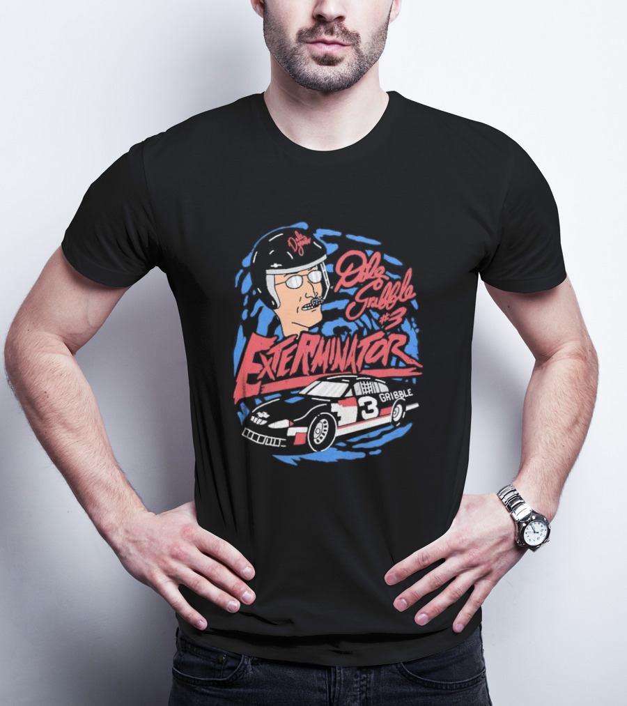 Dale Gribble Exterminator #3 Race Car Gribble T-Shirt
