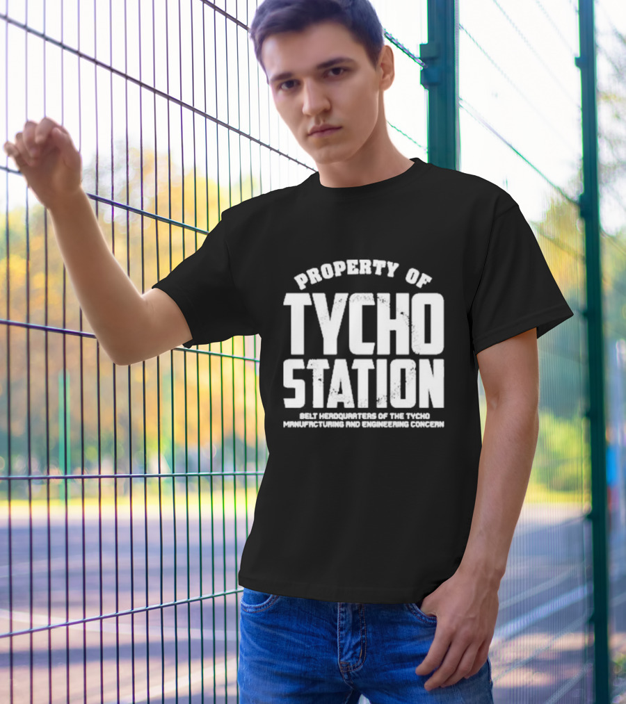 Property Of Tycho Station Belt Headquarters Tycho Manufacturing And Engineering Concern T-Shirt