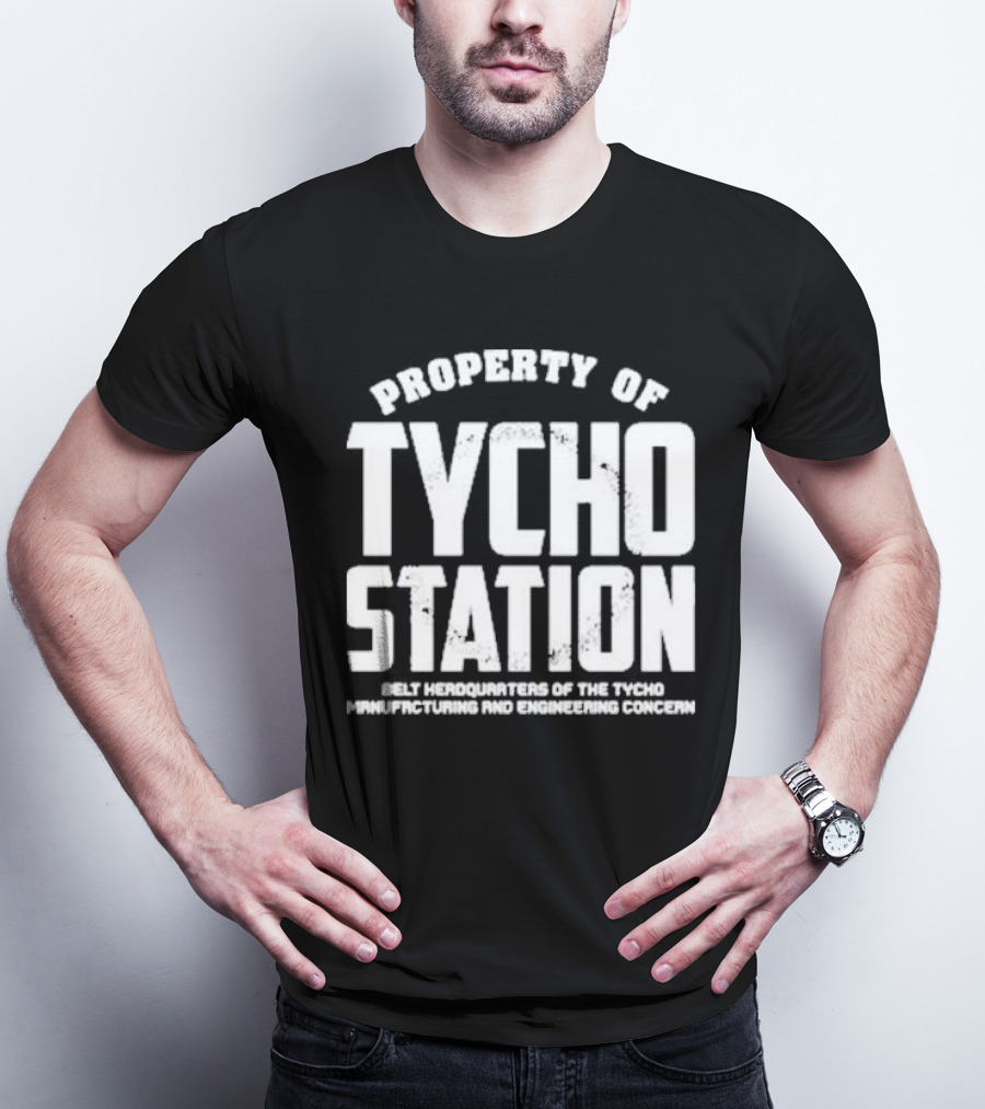 Property Of Tycho Station Belt Headquarters Tycho Manufacturing And Engineering Concern T-Shirt