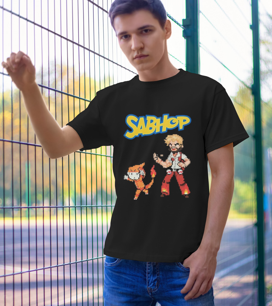 Sabino Sabhop Maestro Pokemon Charmeleon Retro Gaming T-Shirt