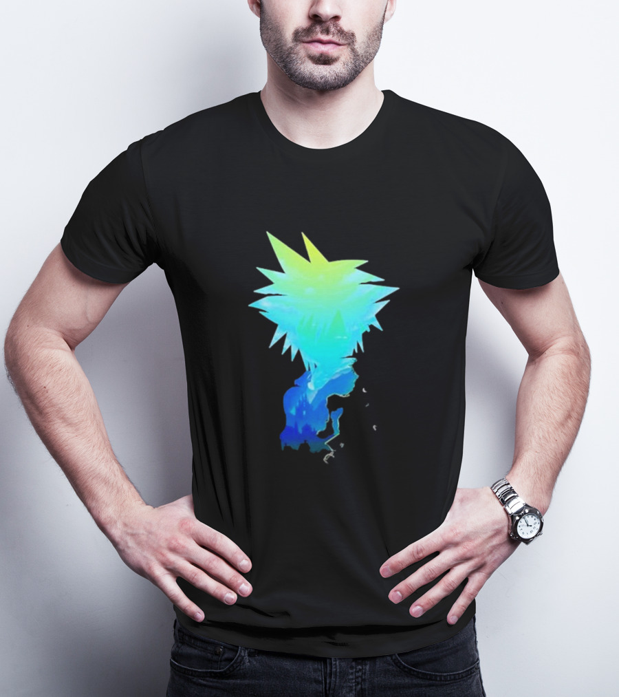 The Key Donnie Spiky Neon Profile T-Shirt