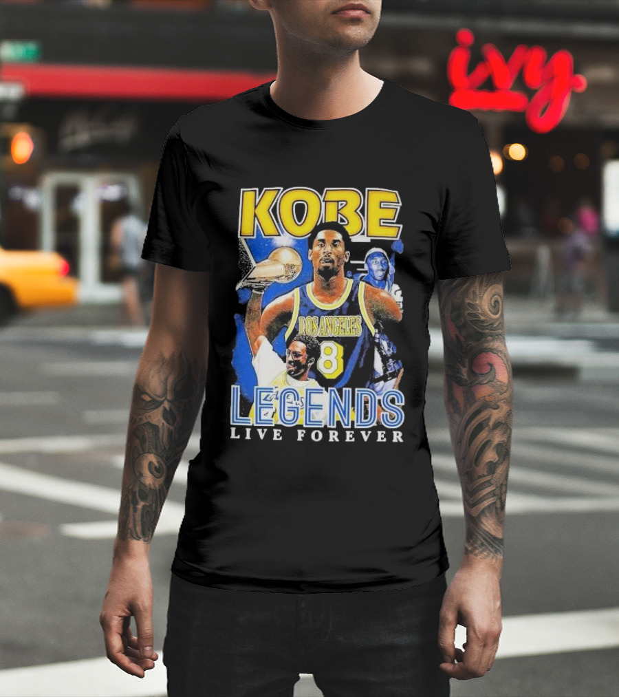 Kobe Los Angeles 8 Legends Live Forever T-Shirt