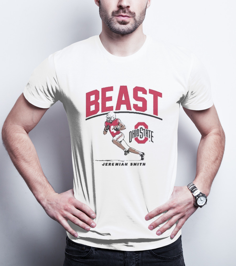 Ohio State Football Beast Jeremiah Smith T-Shirt