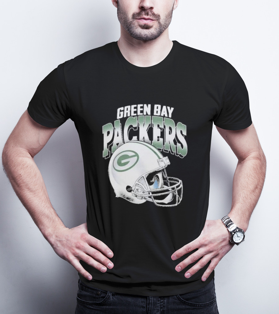 Green Bay Packers Classic Helmet Gradient T-Shirt