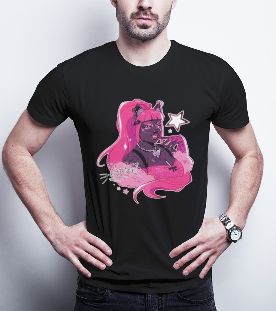 Monster High Catty Noir Pink Star Glam T-Shirt