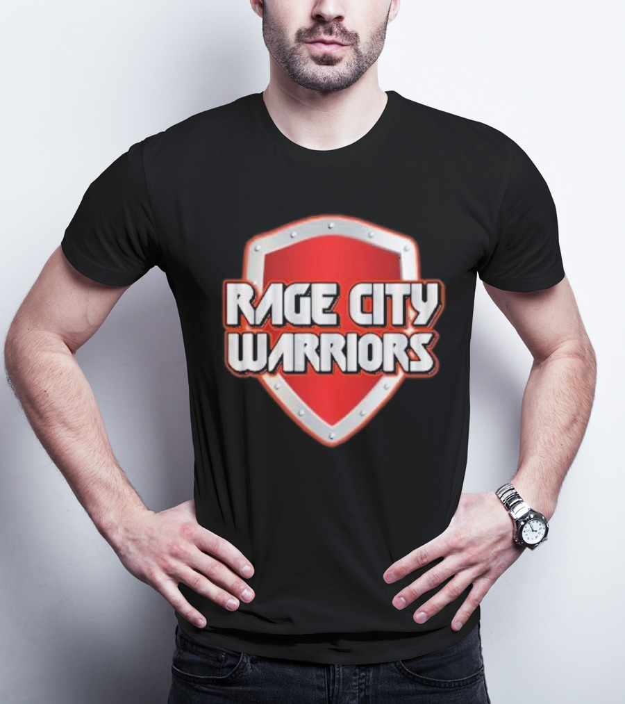 Rage City Warriors Shield Emblem T-Shirt