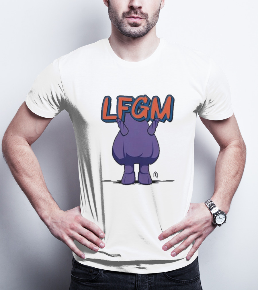 Athlete Logos LFGM Grimace Character T-Shirt