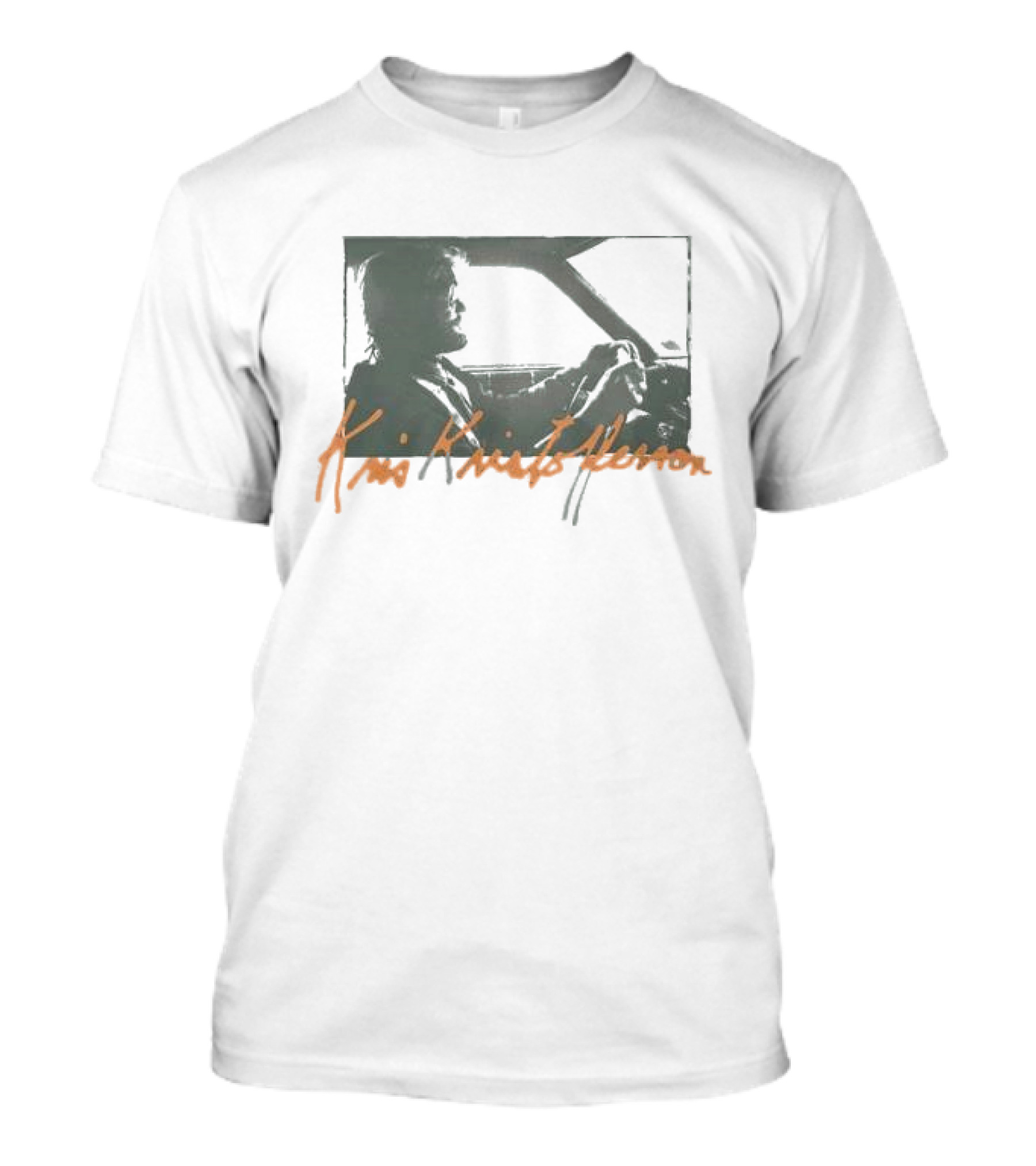 Kris Kristofferson Driving Car T-Shirt