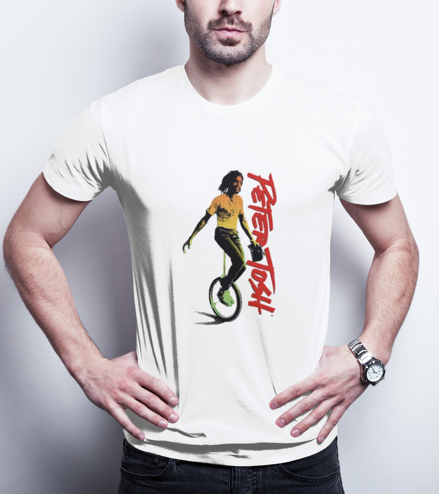 Peter Tosh Unicycle Ride Musician T-Shirt