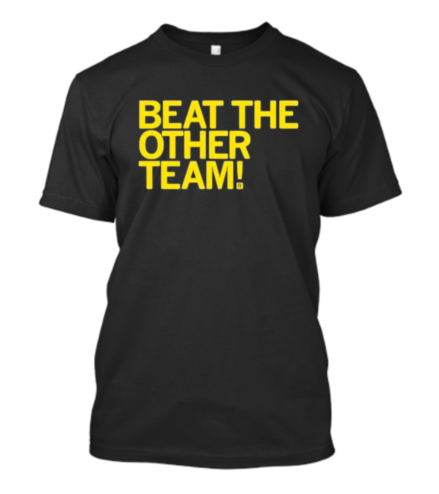 Beat The Other Team Black And Gold T-Shirt