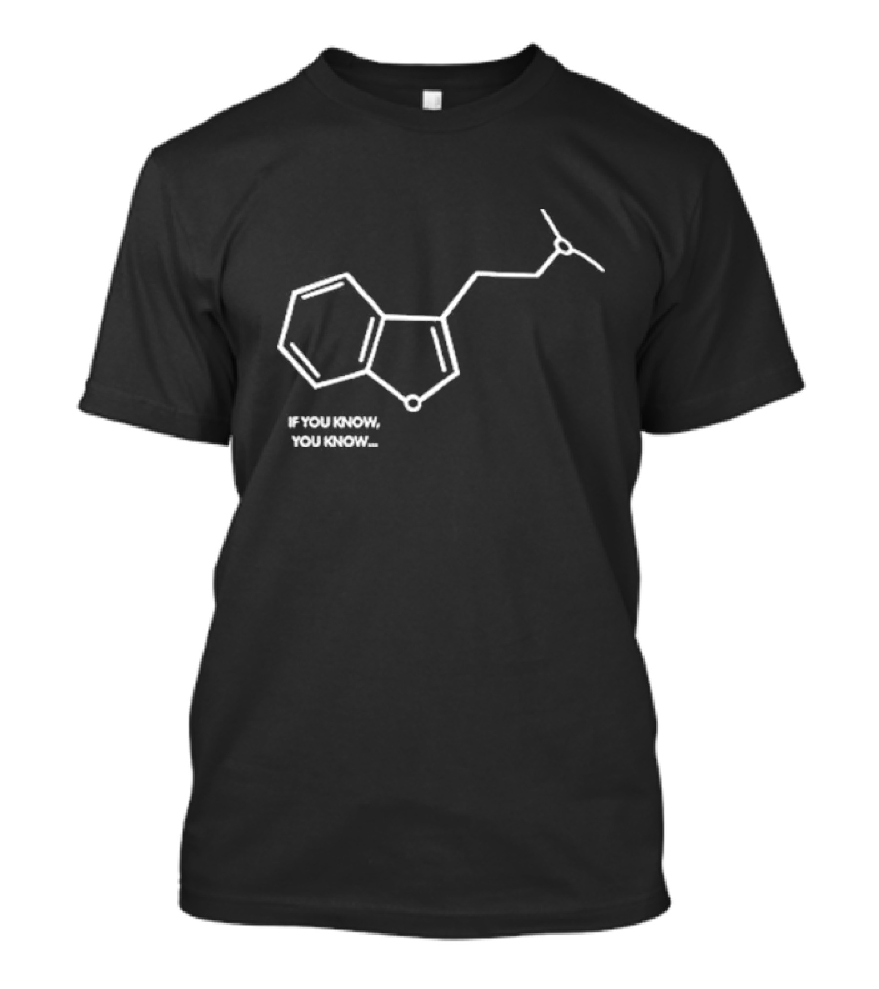 Dmtworld If You Know You Know Molecule Structure T-Shirt