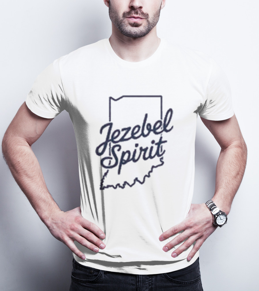 Corinne Straight Jezebel Spirit Indiana Outline T-Shirt