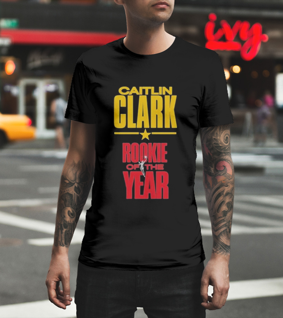 Caitlin Clark Rookie Of The Year Star Athletic Achievement 24 T-Shirt