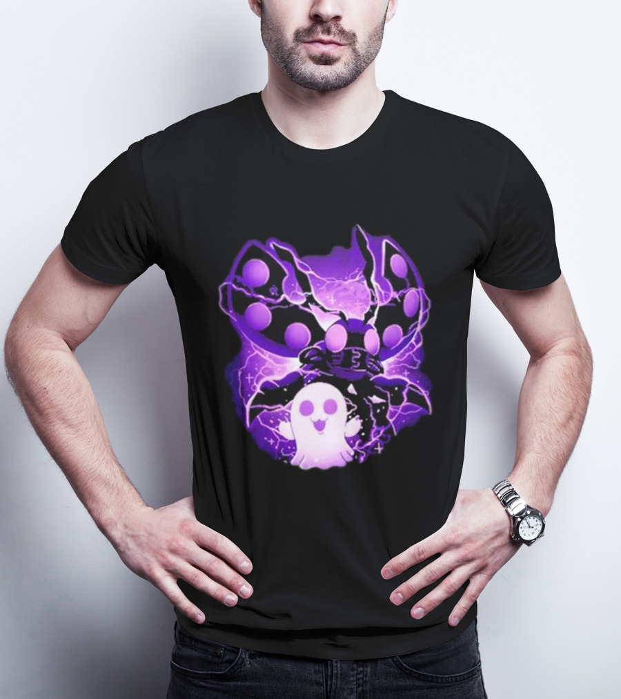 Digi Intelligence Vanilla Moth And Ghost Lightning Purple Aesthetic T-Shirt