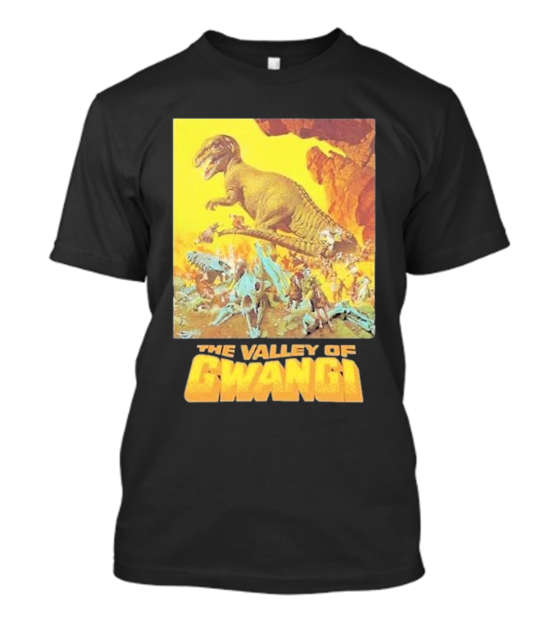 The Valley Of Gwangi Dinosaur Adventure Scene T-Shirt
