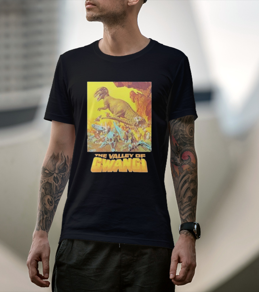 The Valley Of Gwangi Dinosaur Adventure Scene T-Shirt