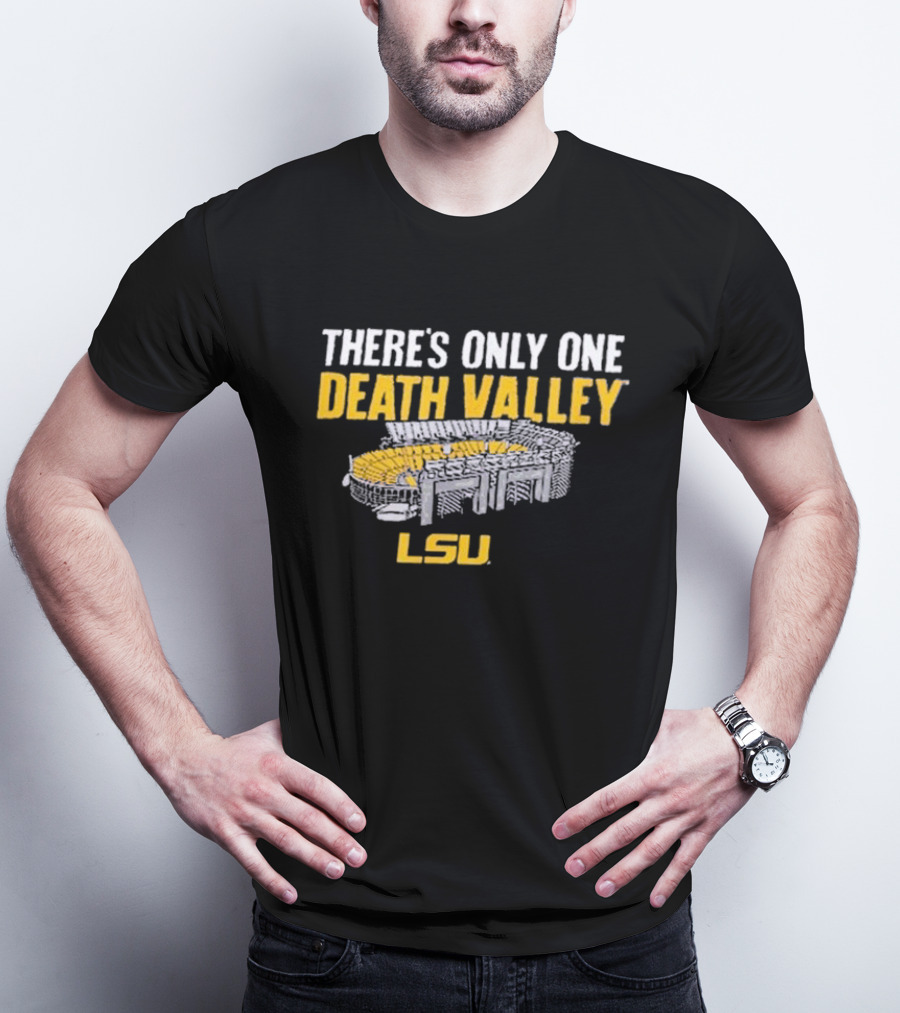 There’s Only One Death Valley LSU StadiumIllustration T-Shirt