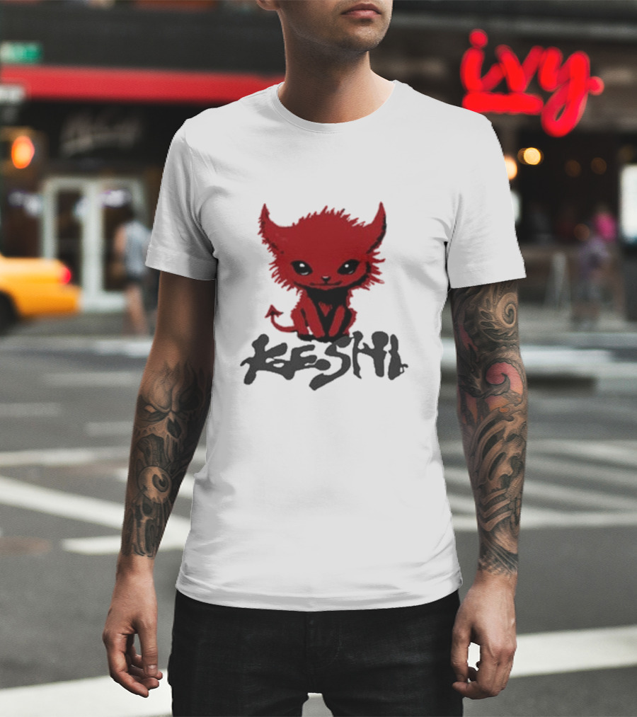 Keshi Red Devil Monster Character T-Shirt