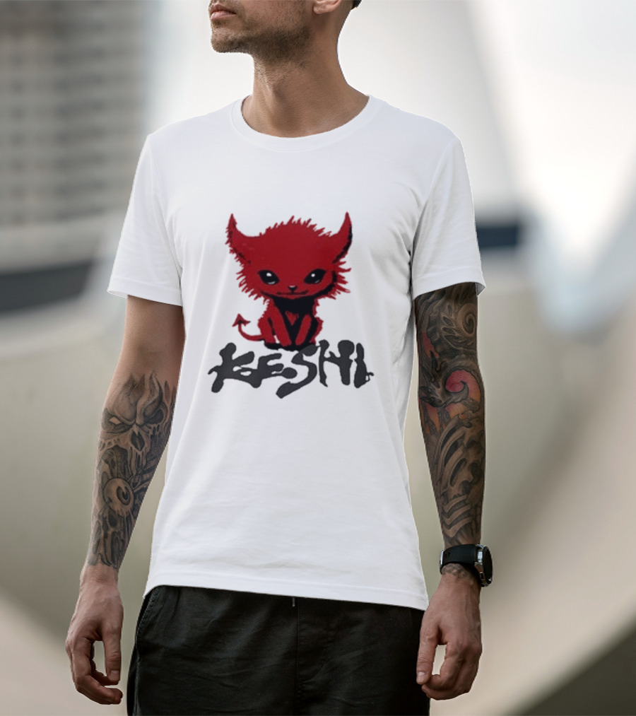 Keshi Red Devil Monster Character T-Shirt