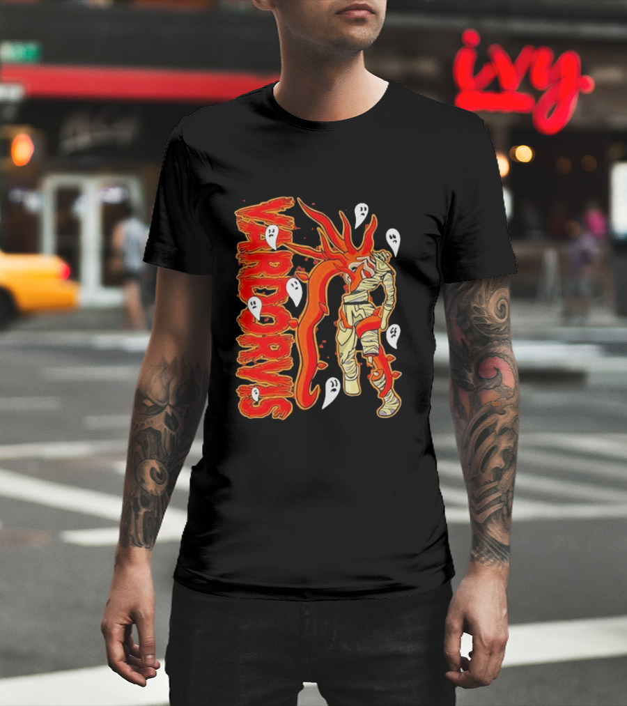 Vardorvis Mummy With Ghosts Foxes T-Shirt