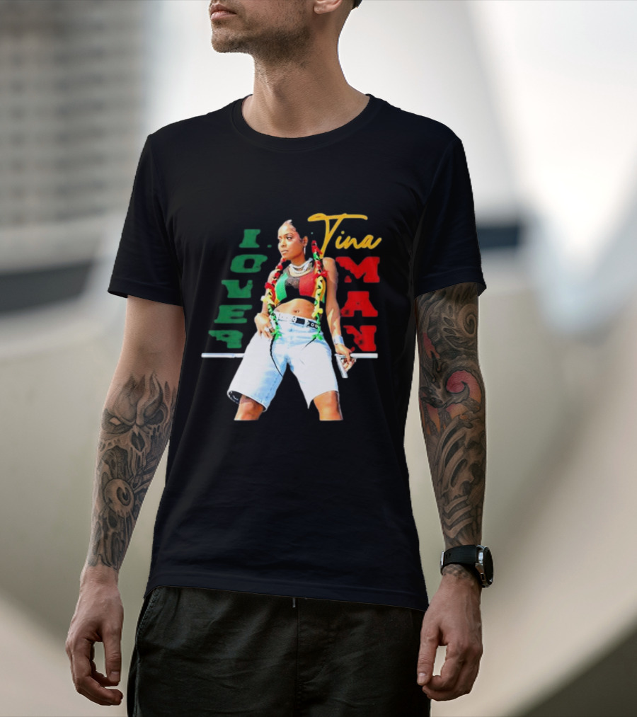 Tina Pinnock Lover Man Reggae Style Vibes T-Shirt