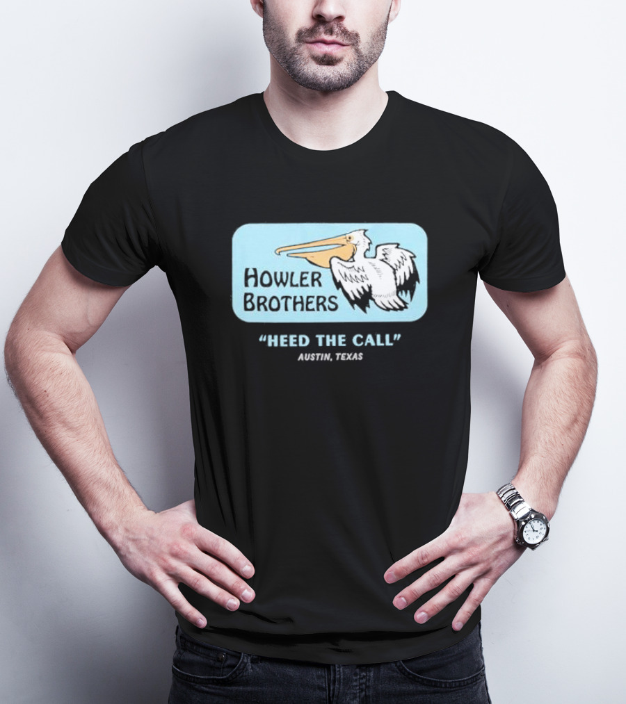 Howler Brothers Pelican Logo Heed The Call Austin Texas T-Shirt