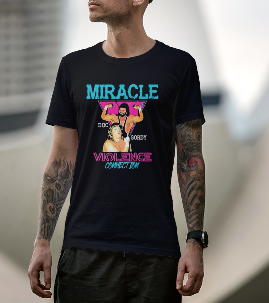 Miracle Violence Connection Doc Gordy Wrestling Icons T-Shirt