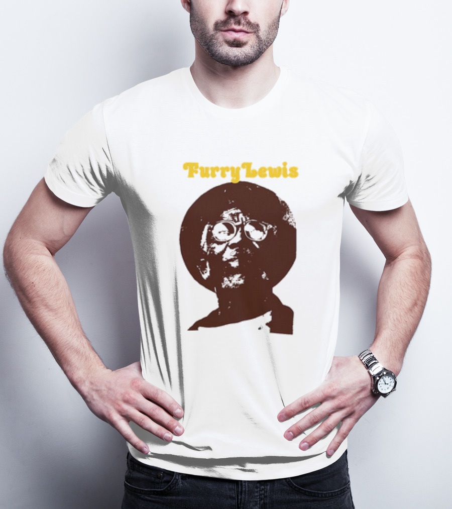 Furry Lewis Blues Old School Retro T-Shirt