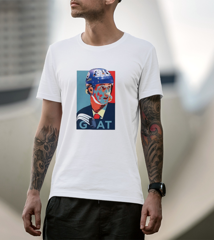 GOAT Gretzky HOPE Retro Hockey T-Shirt