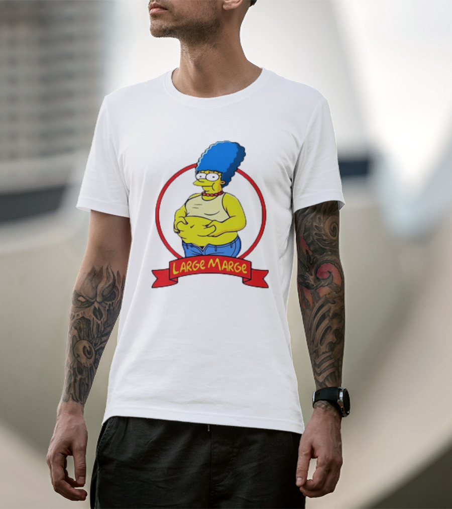 Large Marge Simpsons Cartoon Meme T-Shirt