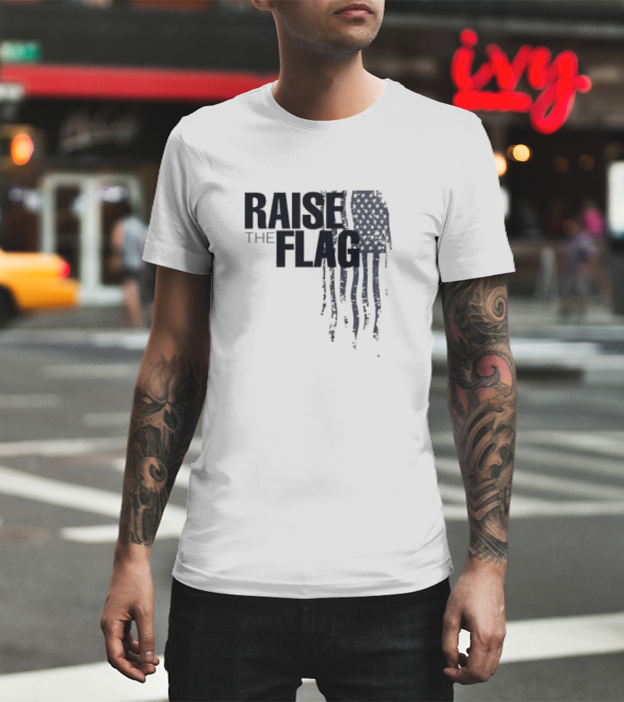 Raise The Flag Supersoft American Flag T-Shirt