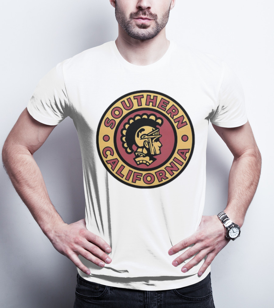 Southern California Trojan Warrior Circle Emblem T-Shirt