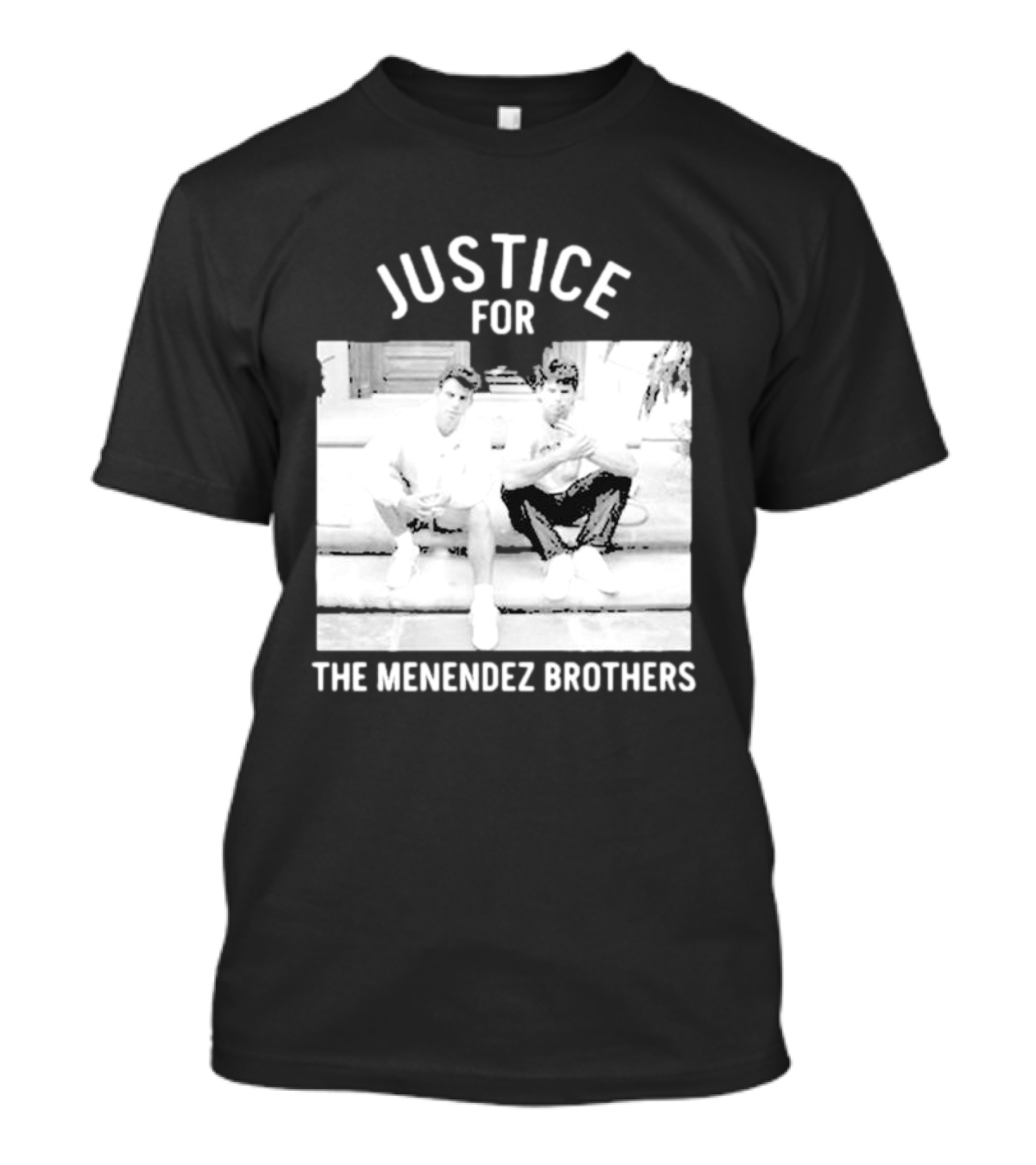Justice For The Menendez Brothers Vintage Style Court Case Retro Appeal T-Shirt