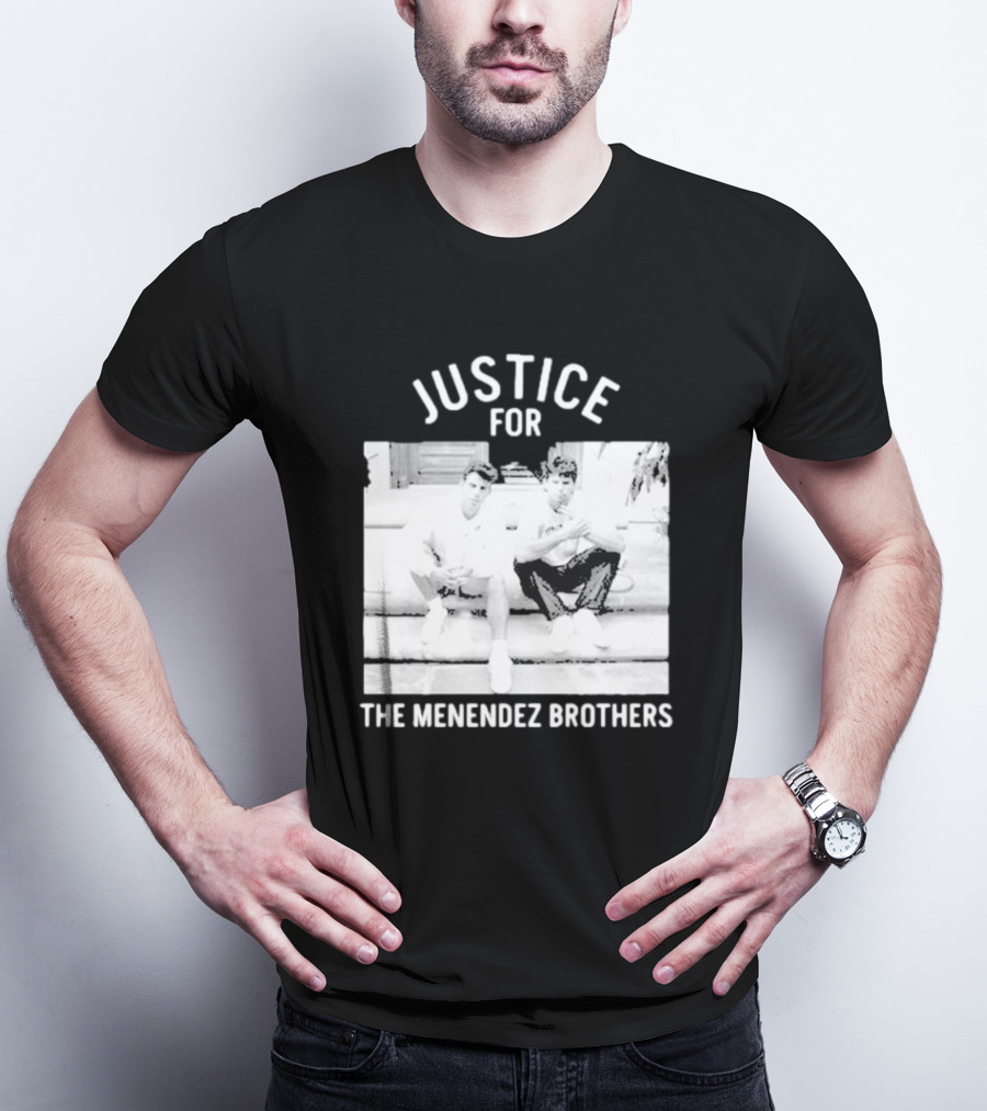 Justice For The Menendez Brothers Vintage Style Court Case Retro Appeal T-Shirt