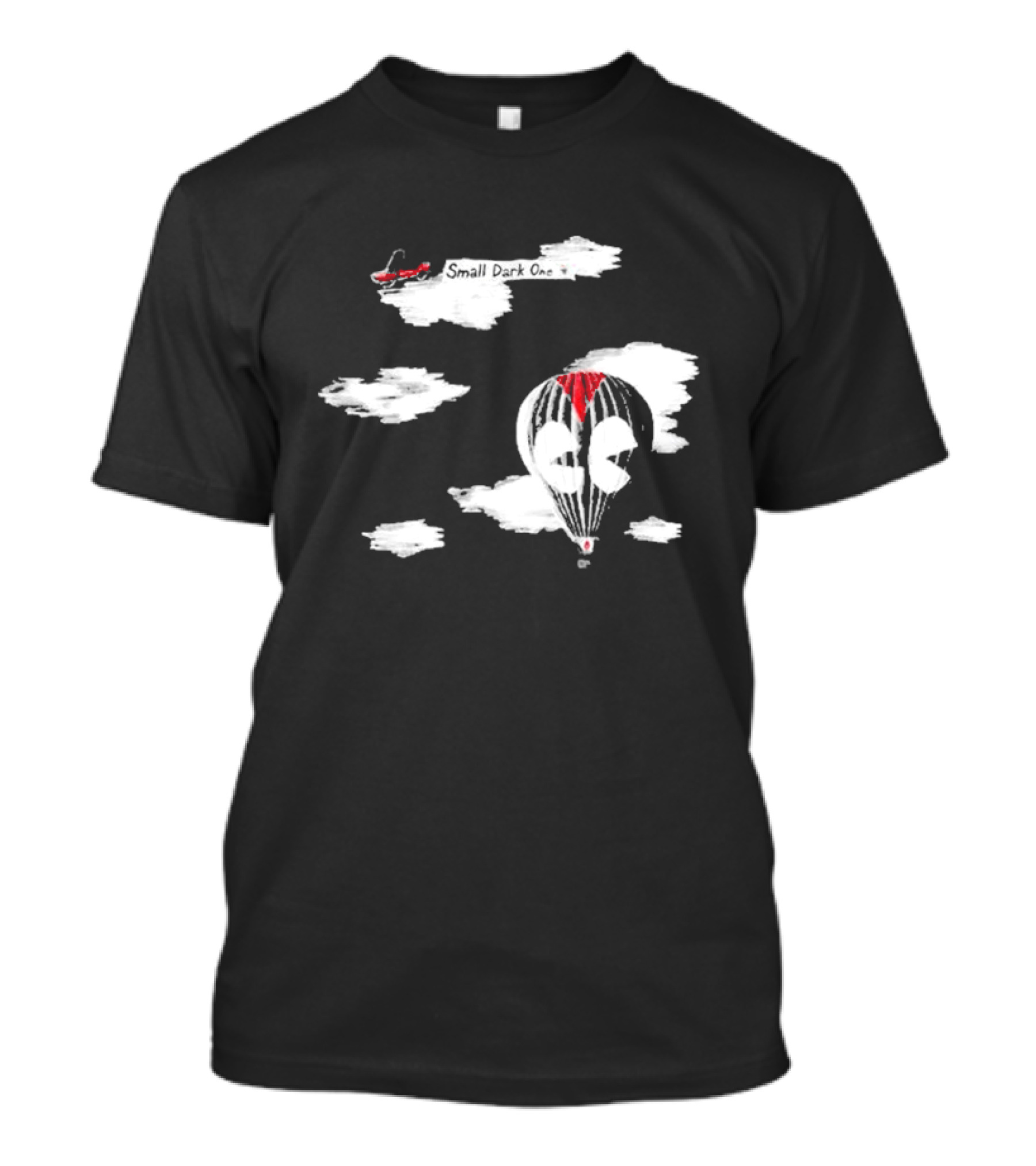 Small Dark One Cloud Balloon T-Shirt