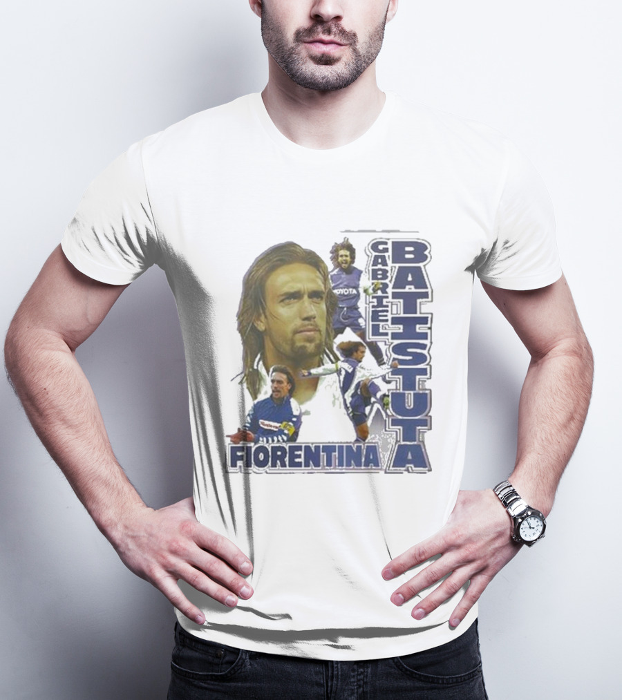 Gabriel Batistuta Fiorentina Football Legend T-Shirt