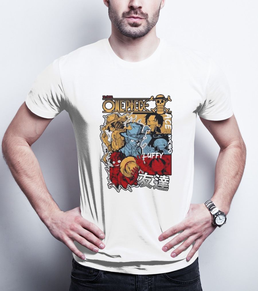 One Piece Luffy Ace Sabo Brothers Friendship T-Shirt