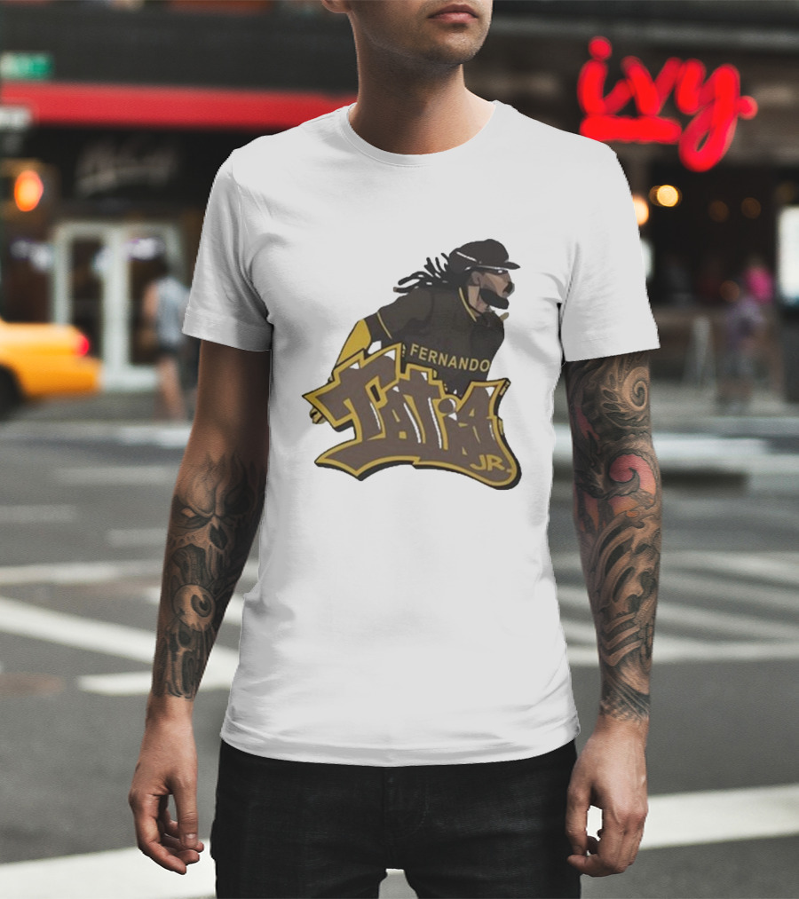 San Diego Padres Fernando Tatis Jr Player Graffiti T-Shirt