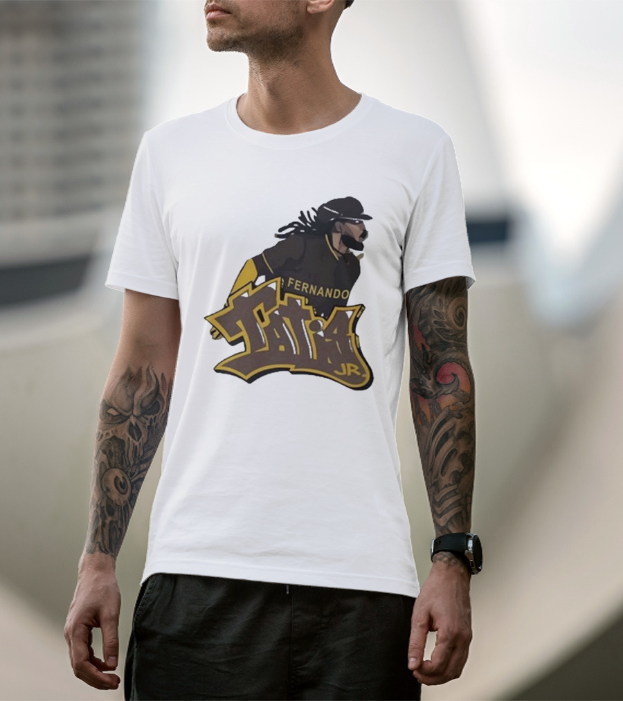 San Diego Padres Fernando Tatis Jr Player Graffiti T-Shirt