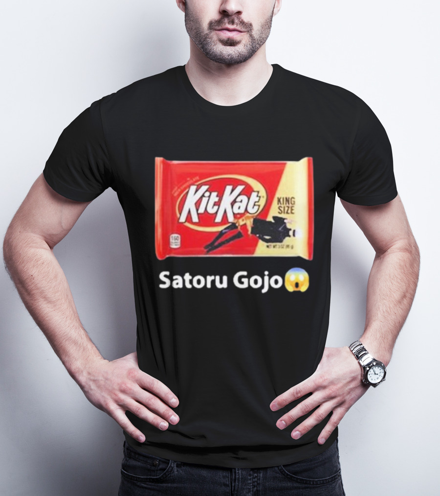 Satoru Gojo 😮 Kit Kat King Size T-Shirt