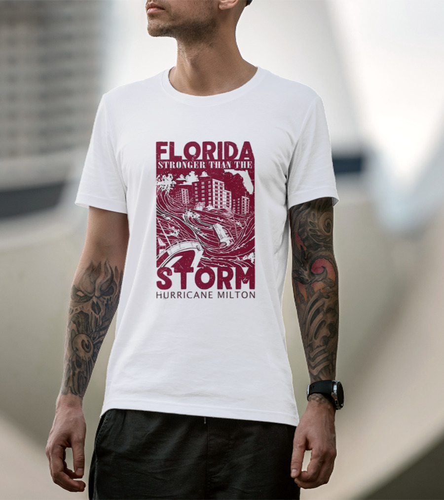 Florida Stronger Than The Storm Hurricane Milton T-Shirt