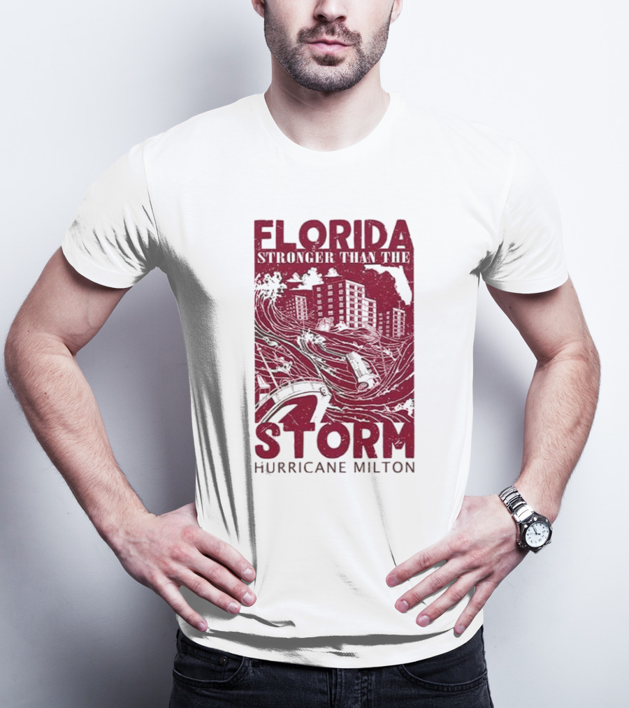 Florida Stronger Than The Storm Hurricane Milton T-Shirt