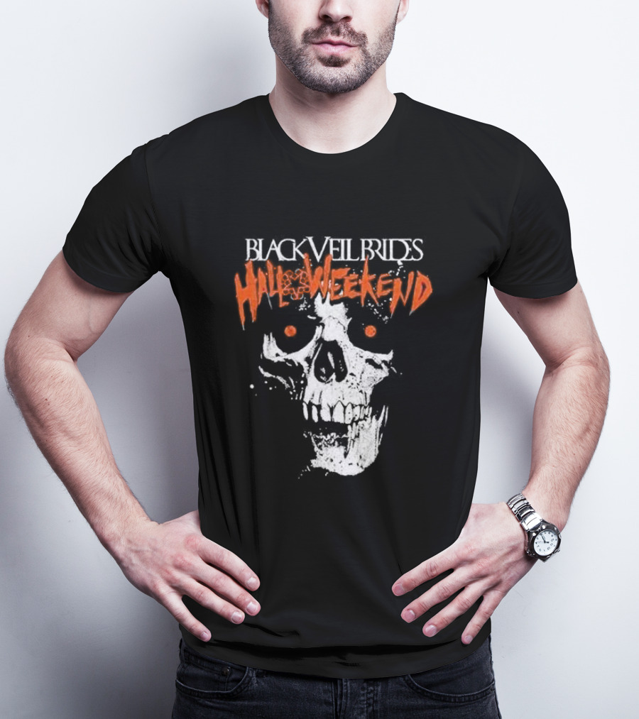 Black Veil Brides Halloweekend Skull T-Shirt