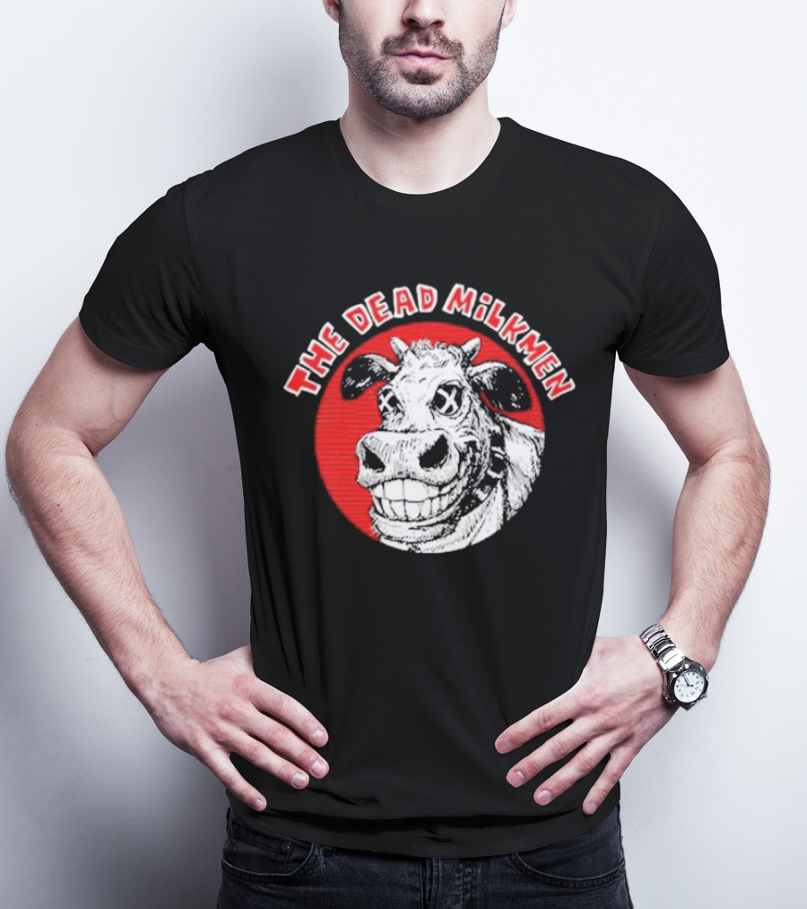 The Dead Milkmen Grinning Cow T-Shirt