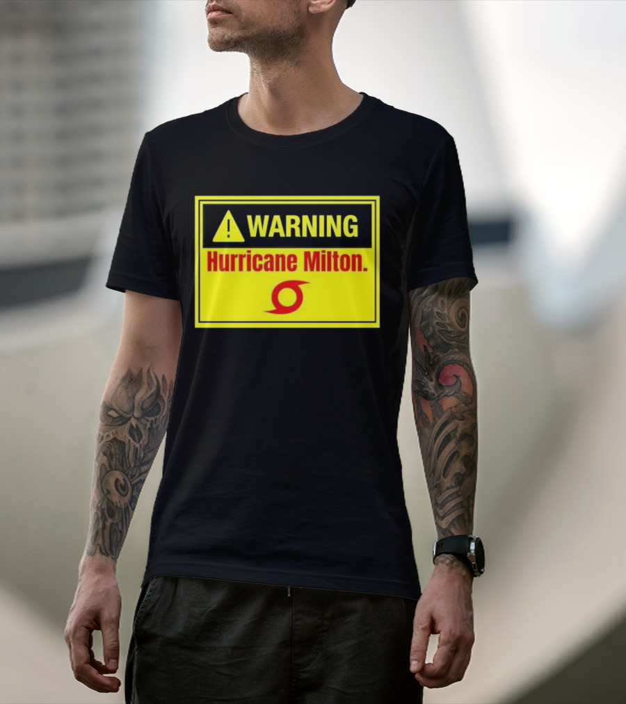 WARNING Hurricane Milton T-Shirt