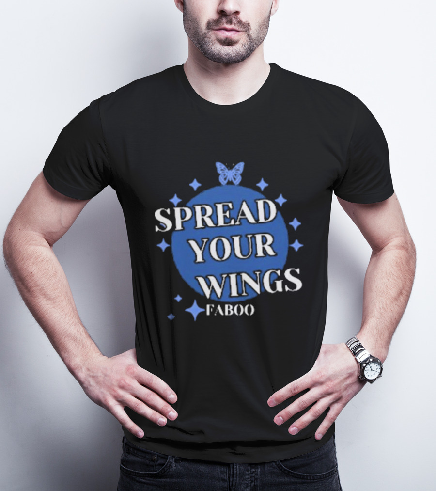Spread Your Wings Faboo Butterfly Stars T-Shirt