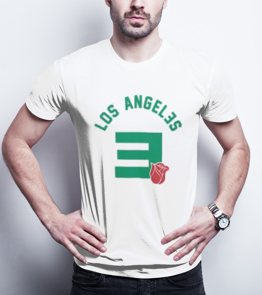 Los Angeles Eminem Rosebowl Logo Event T-Shirt