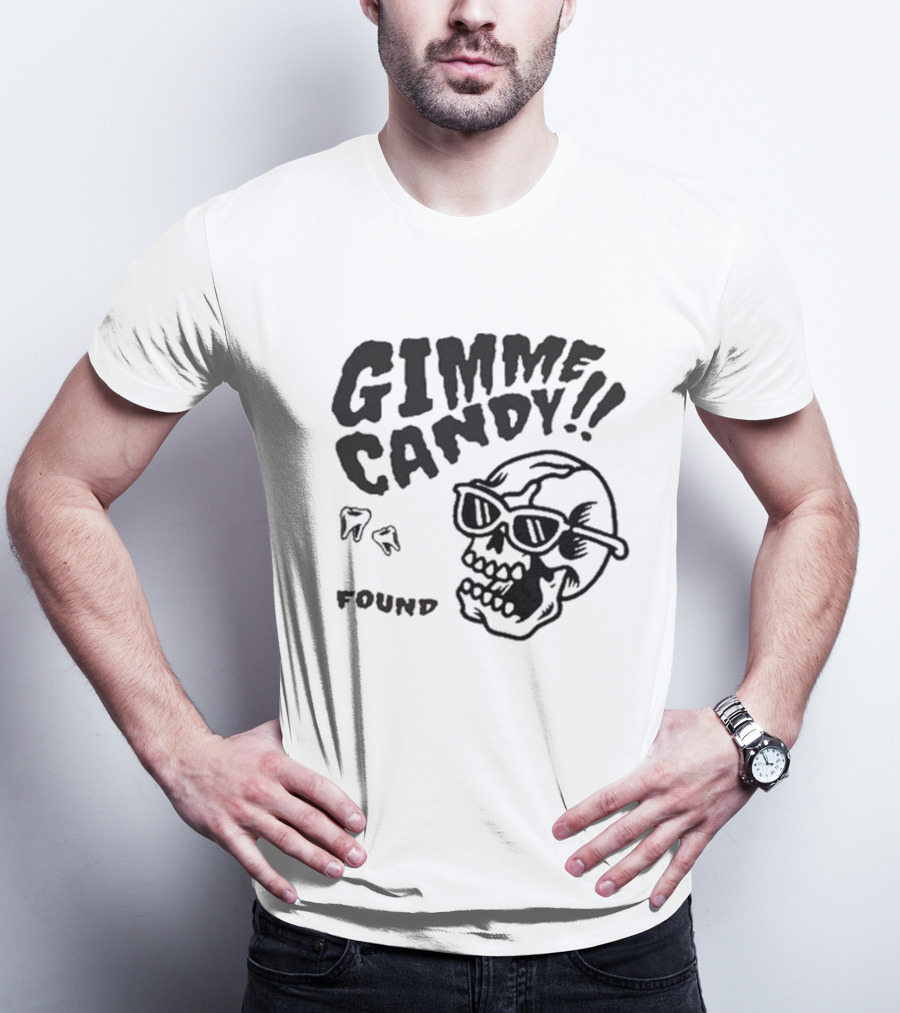 New Found Glory Gimme Candy Skull Found T-Shirt